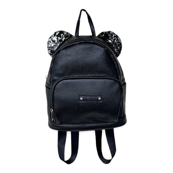 Disney | Bags | Disney Minnie Mouse Sequin Ear Mini Backpack | Poshmark